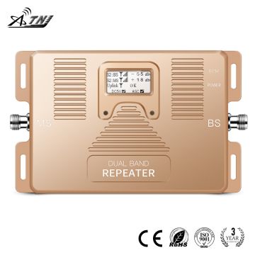 Quality 70dB Gain Dual Band Signal Repeater EGSM 1800MHz Output Power 20dBm for sale