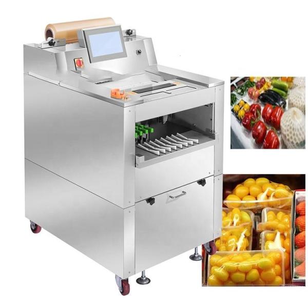 Quality 220V Automatic Packing Machine Cling Film Vegetable Fruit Wrapping for sale