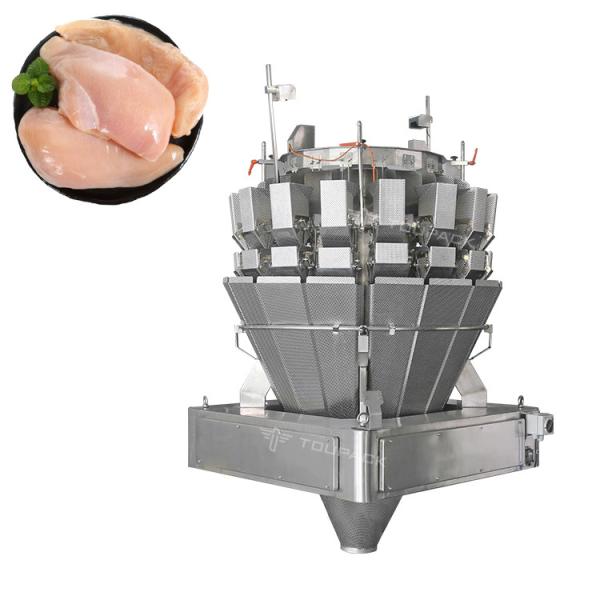 Quality 1.2L Automatic Combination Scale Weigher Filling Meat Poultry Wings Packaging for sale