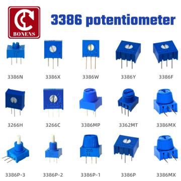 Quality 3386P-1-103 10K 1k 2k 5k 10k 20k 0.5W 1/2W PC Pins Through Hole Trimmer for sale