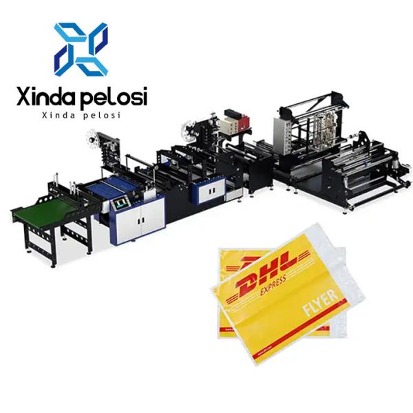 Quality Adhesive Tape Side DHL Courier Bag Making Machine 260pcs/Min PLC Control for sale