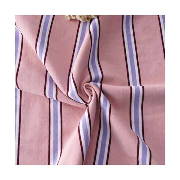 Quality Skin Friendly Striped Cotton Fabric for sale