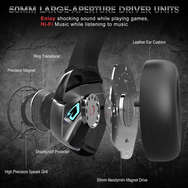 Quality PS4 PC 20000Hz Onikuma K5 Pro Wired Gaming Headset for sale