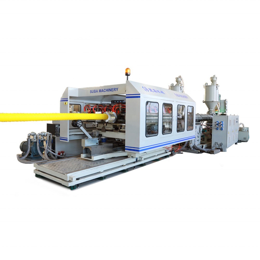 Quality Single Screw Perforated Corrugated Pipe Machine High Speed Corrugated Pipe for sale