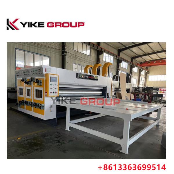 Quality YIKE GROUP 1200X2600MM Chain feeder Printer Slotter Carton Box  Making Machine for sale
