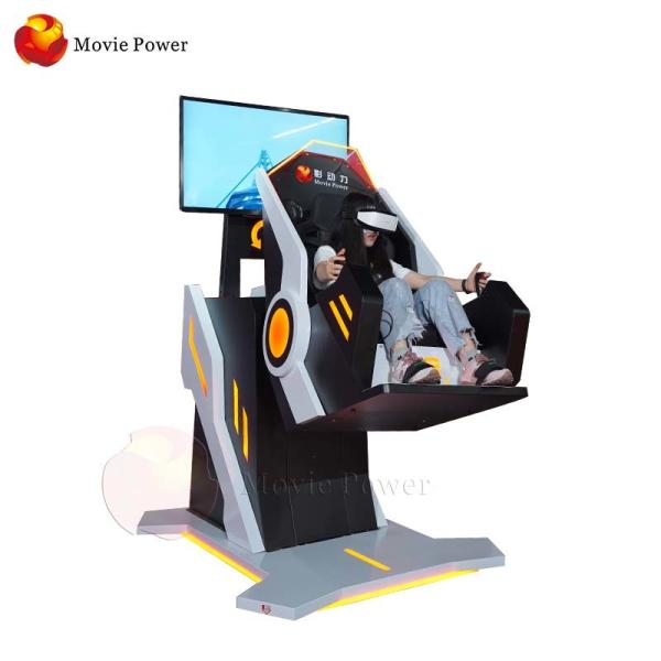 Quality Roller Coaster 360 Flight Simulator / 9d Vr Motion Simulator Chair Fiberglass for sale