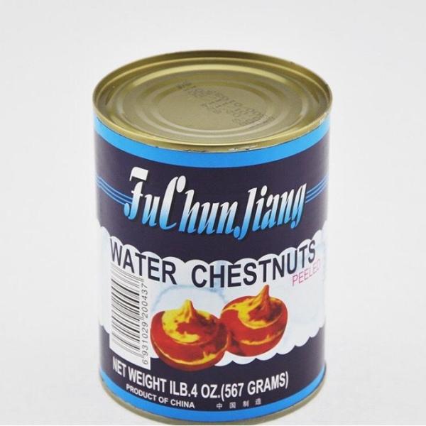 Quality Sweet 425g 567g Canned Fruits Vegetables Water Chestnut In Syrup for sale