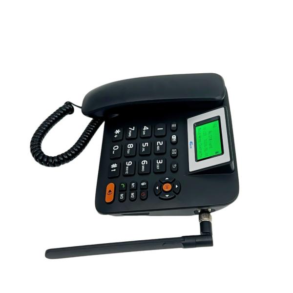 Quality DC Socket 4G Fixed Wireless Phone , 5V 1A 4G SIM Based Landline Phone With WIFI for sale