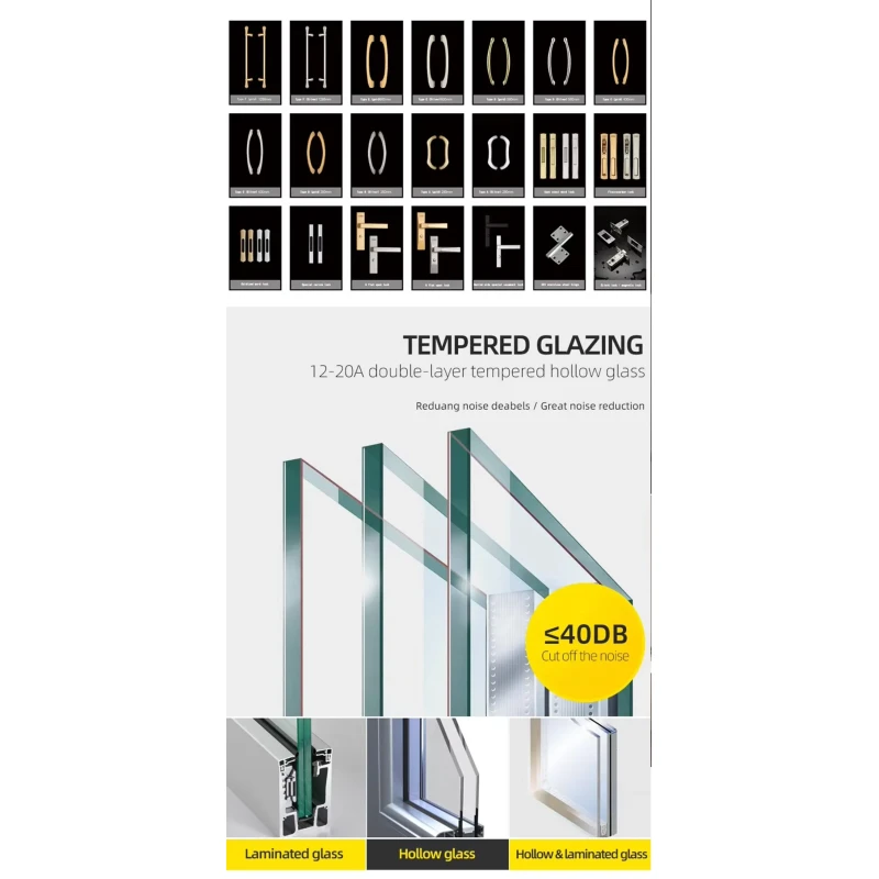 High-Grade Sliding Doors, High-End Hardware, American Standard