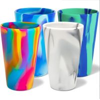 Quality 480ml Silicone Tumbler Cups Dishwasher-safe and Essential for Outdoor Adventures for sale