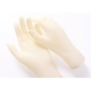 Quality Waterproof Disposable Medical Latex Gloves Without Powder for sale