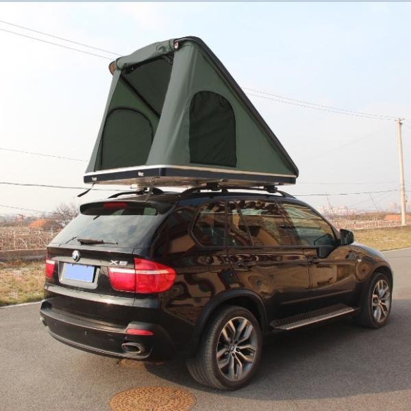 Quality Outdoor Travel Hiking 2019 Triangle Tent for Fiberglass Car Roof Top Tent 4X4 Offroad for sale