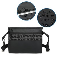 Quality Anti Shock Business Briefcase Satchel Crossbody Mens Messenger Bag 35*8*27cm for sale