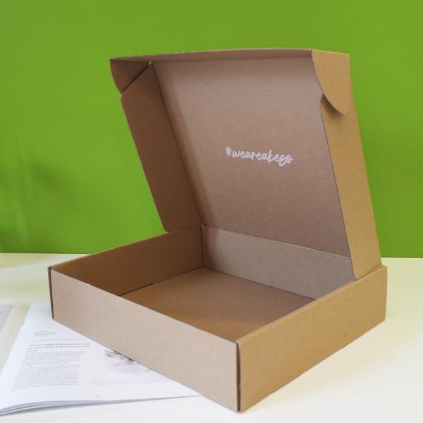 Quality Customized Disposable Food Box Packaging For 12 Gray Empanadas Corrugated Board for sale