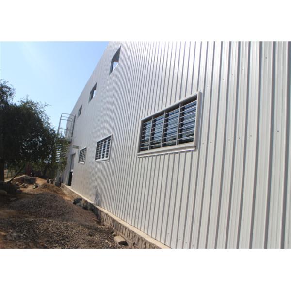 Quality Custom Engineered Steel Barn Construction , Steel Farm Buildings Demountable for sale