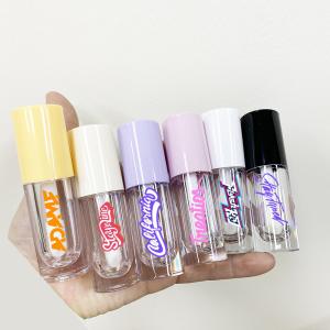 Quality 6.5ml Empty Lip Gloss Tube custom logo lipgloss containers with big brush for sale