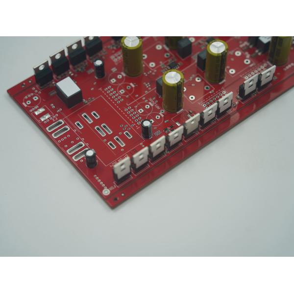 Quality 1.57mm 4 Layer Rigid PCBA Printed Circuit Board Red Solder Mask for sale