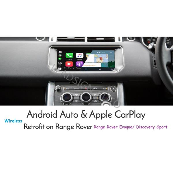 Quality Multimedia Build In Land Rover Android Auto With Podcasts Wirelessly Connection for sale