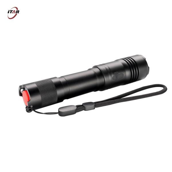Quality 1200M Distance LED White Laser Flashlight 21700 Li Ion Battery Powered for sale