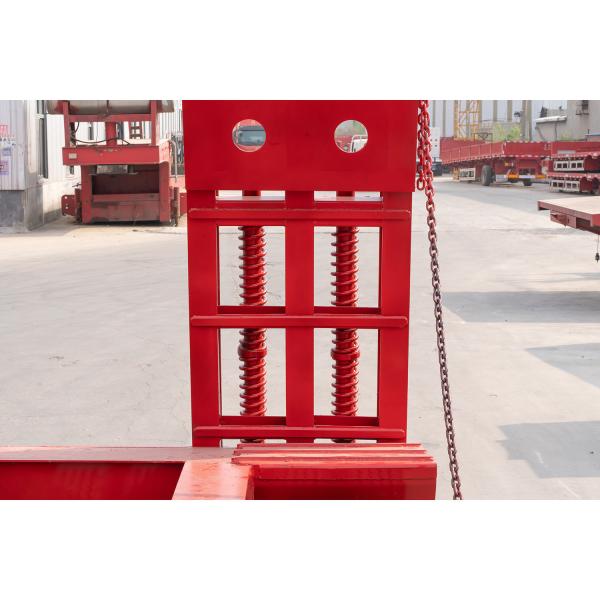 Quality 4 Line 8 Axle Low Bed Semi Trailer For Transporting Construction Machinery for sale