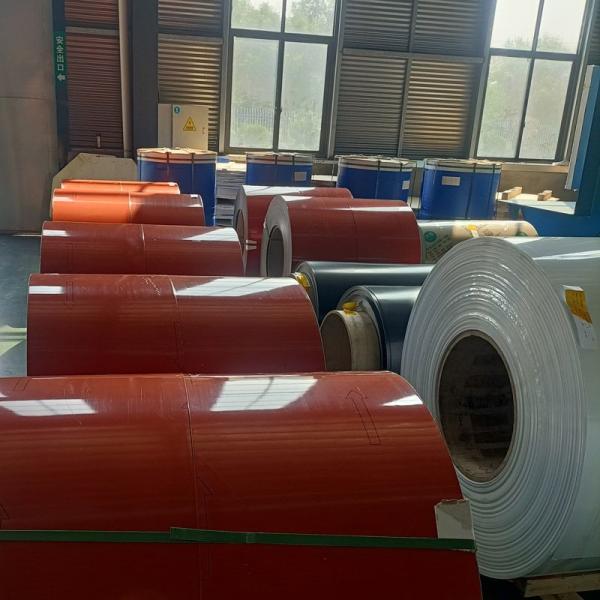 Quality 3003 Brick Red Aluminum Roofing Coil Aluminum Corrugated Sheet Material for sale