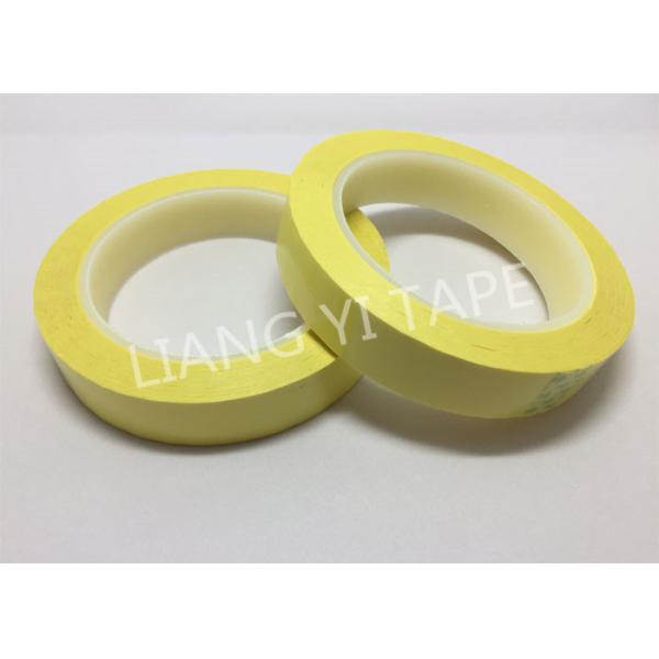 Quality Polyester film acrylic adhesive insulation light yellow tape for sale