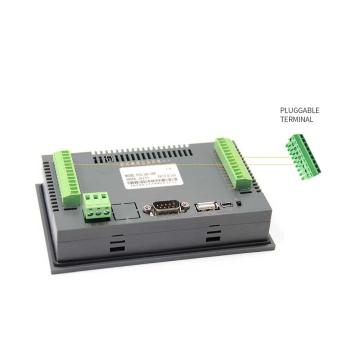 Quality ODM 5 Inch TFT PLC HMI PLC Combo 2 Channels Analog Outputs 20mA for sale