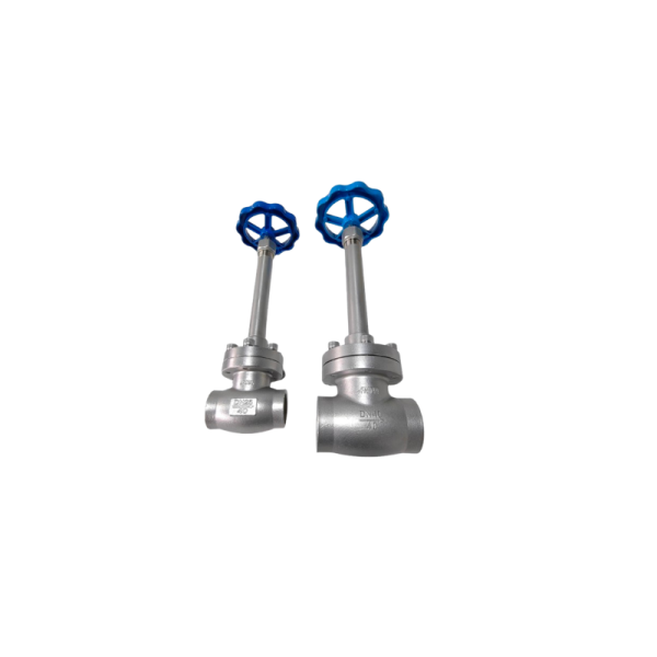 Quality Medium LNG LIN LOX LAR LCO2 Pressure PN40 Cryogenic Globe Valve With Long Stem for sale