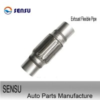 Quality 1.75" X 6" X 10" SS201 Flexible Exhaust Pipe Connector With Wire Braide And for sale