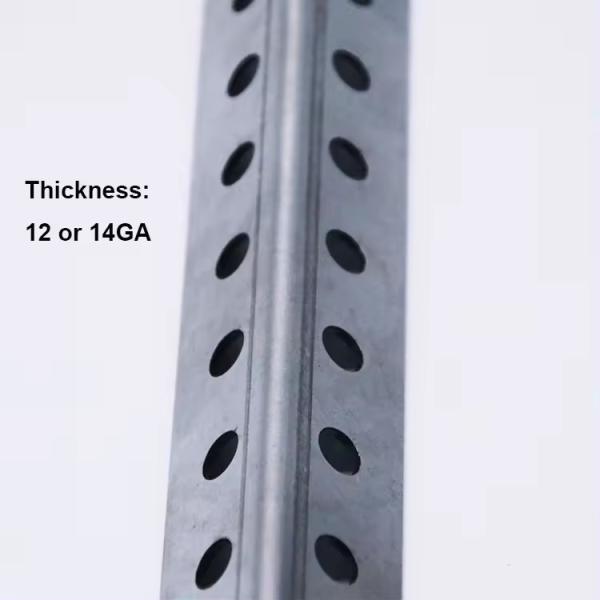 Quality Hot Dipped Galvanized Slotted L Steel Angle Bar with Holes Processing Service for sale