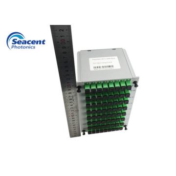 Quality 1x64 0.9mm 0.5m Cassette PLC Splitter Inset Type 17.1 DB Insertion Loss for sale