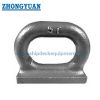 china Marine Forged Welded Oval Eye Plate for Ship Deck Mooring and Rigging Connection