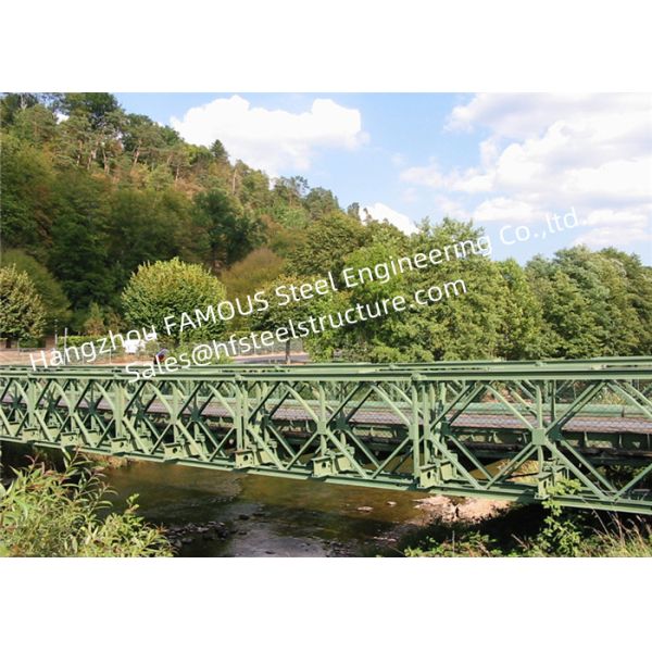 Quality Easy Installation 4.2m Width Military Bailey Bridge With Truss Structure for sale
