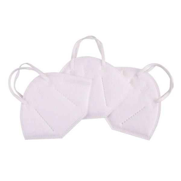 Quality Hypoallergenic 3D Foldable KN95 Mask , KN95 Earloop Mask High Breathability for sale