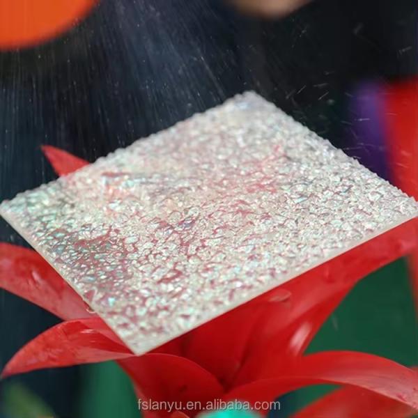 Quality Diamond Embossed Polycarbonate Sheet 2mm 3mm 5mm PC Embossed Sheet for sale