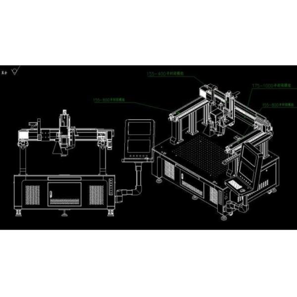 Quality 3000W Battery Laser Welding Machine for Lithium Cells 600MM X-Axis for sale