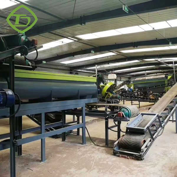 Quality 10TPH Organic Fertilizer Production Line Cow Dung Powder Machine CE Approval for sale