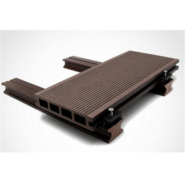 Quality Wood Plastic Composite WPC Decking Clips with Stainless Steel and Wood Grain for sale