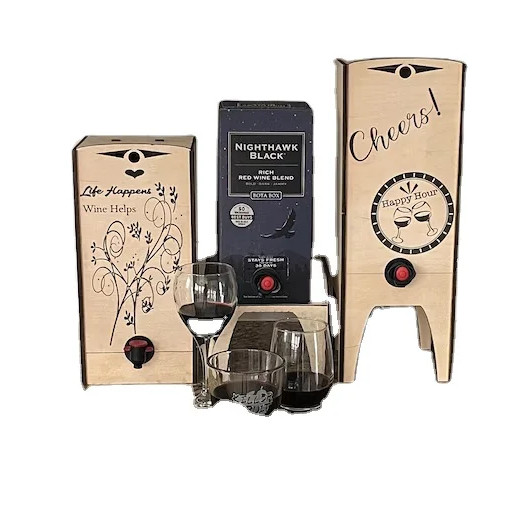 Quality Wooden Wine Box Display Stand for Multiple Sizes of Boxes Hand Crafted Winebox Holder for sale