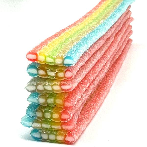 Quality 40g Super Acid Fruit Sour Punch Straws Bulk Halal Roll Juicy Taste for sale