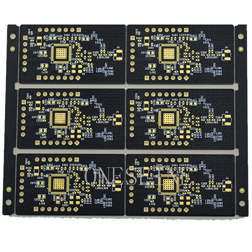 Quality Black Nanya Fr4 PCB Board 0.5oz-6oz Standard 4 Layer Pcb Stackup for sale