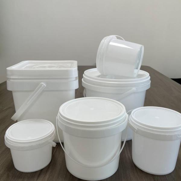 Quality Pet Food Container 32 oz Cotton Candy Plastic Bucket with Handle GAP/ISO/FDA for sale
