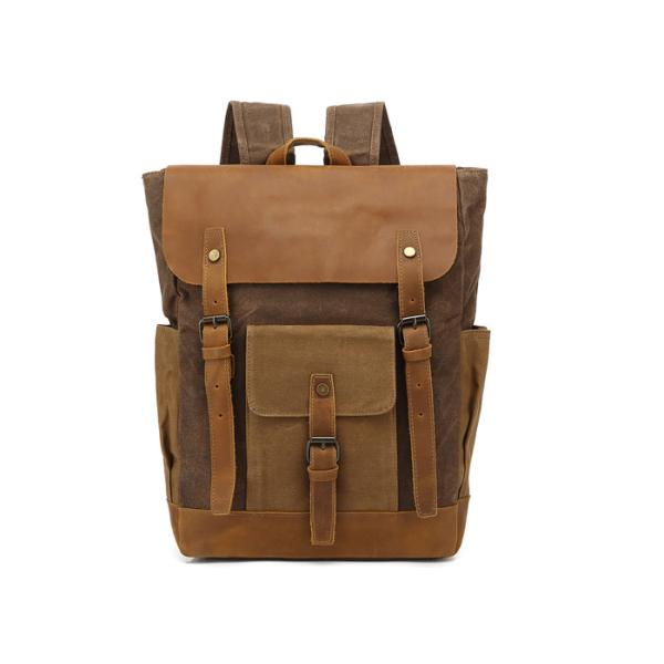 Quality Vintage Real Leather Travel Duffel Backpack for sale