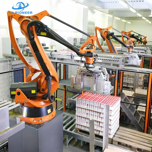 Quality High Precision Automatic Palletizing Systems Robot Arm 180Kg Load IP65 for sale