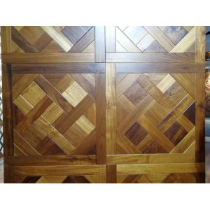 Quality 14-20MM Thick White Oak Versailles Parquet Flooring Panels Engineered Versailles for sale