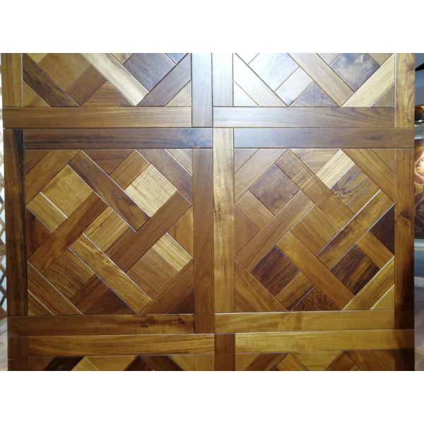 Quality 14-20MM Thick White Oak Versailles Parquet Flooring Panels Engineered Versailles Panels for sale