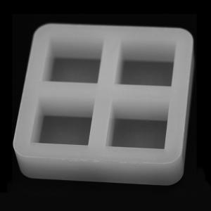 Quality Odorless Silicone Square Ice Cube Tray Block Mold 60x60x15mm Multipurpose for sale