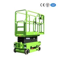Quality Mini Self-propelled Scissor Lift 3 Meters For Aerial Work With Hydraulic Turning Wheel for sale