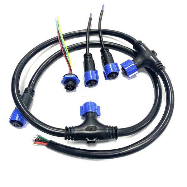 Quality Self Lock Waterproof Wire T Connector , M15 Outdoor Electrical Wire Splice for sale