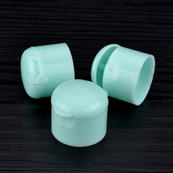 Quality Light Green PP Reusable Round Screw Cap , 20/410 Flip Top Cap for sale